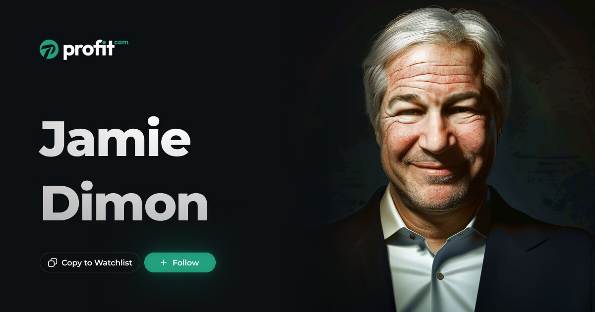 Jamie Dimon Portfolio 2026 - JPMorgan Chase & Co | Profit.com