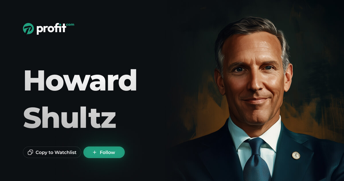 Howard Schultz Portfolio 2025 - Starbucks Corporation | Profit.com