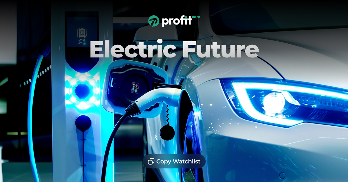 Electric Future - Recommended Stocks Watchlist